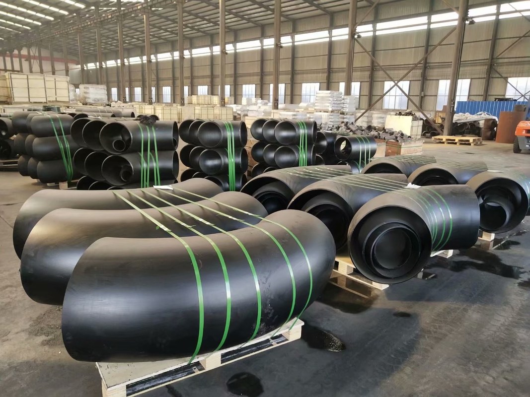 가스 배기가스 발전소 배조 및 수처리를 위한 90° LR 팔꿈치 - TS DNV ISO-9001 PED 인증